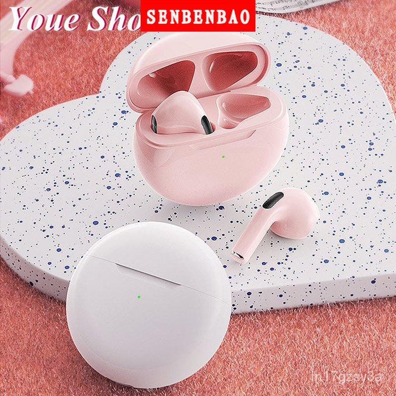 Pro 6 TWS Bluetooth Earphones Wireless Headphones With Mic Tws fone ...