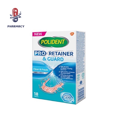 Polident Pro Retainer & Guard Daily Cleanser 18's / 36's | Shopee Malaysia