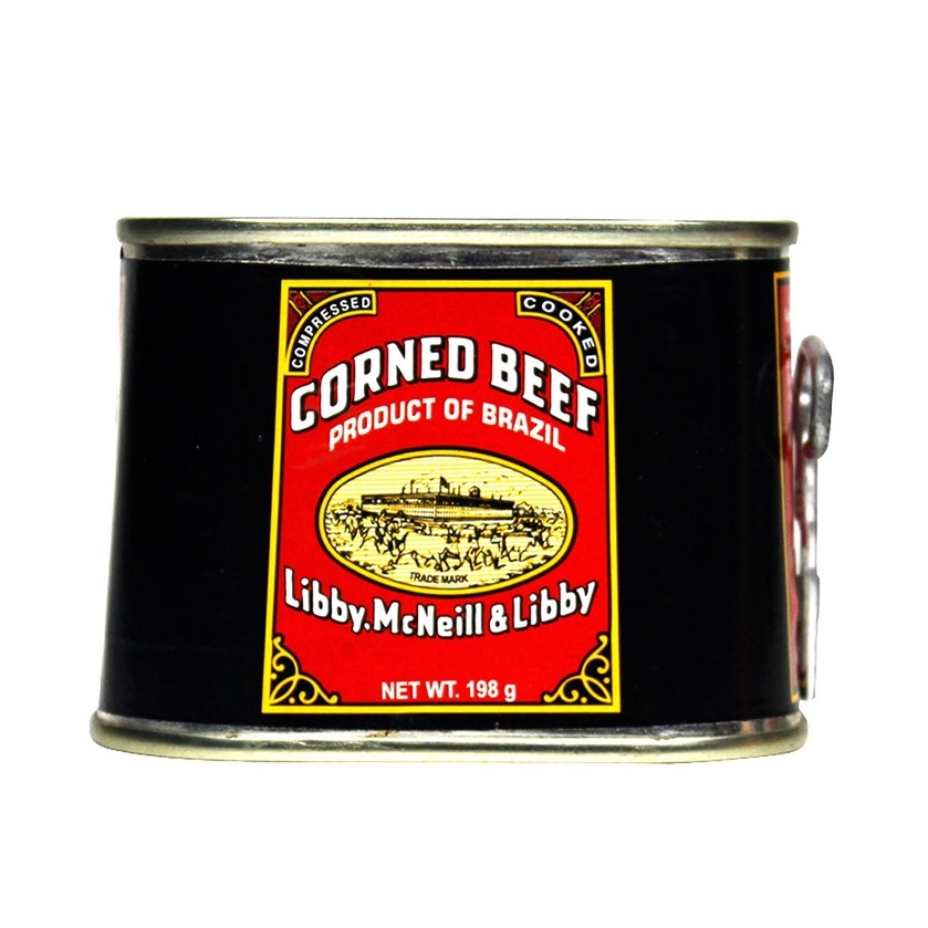 Libby's Corned Beef - Black Label (Plain) 198g Corned Beef Luncheon ...
