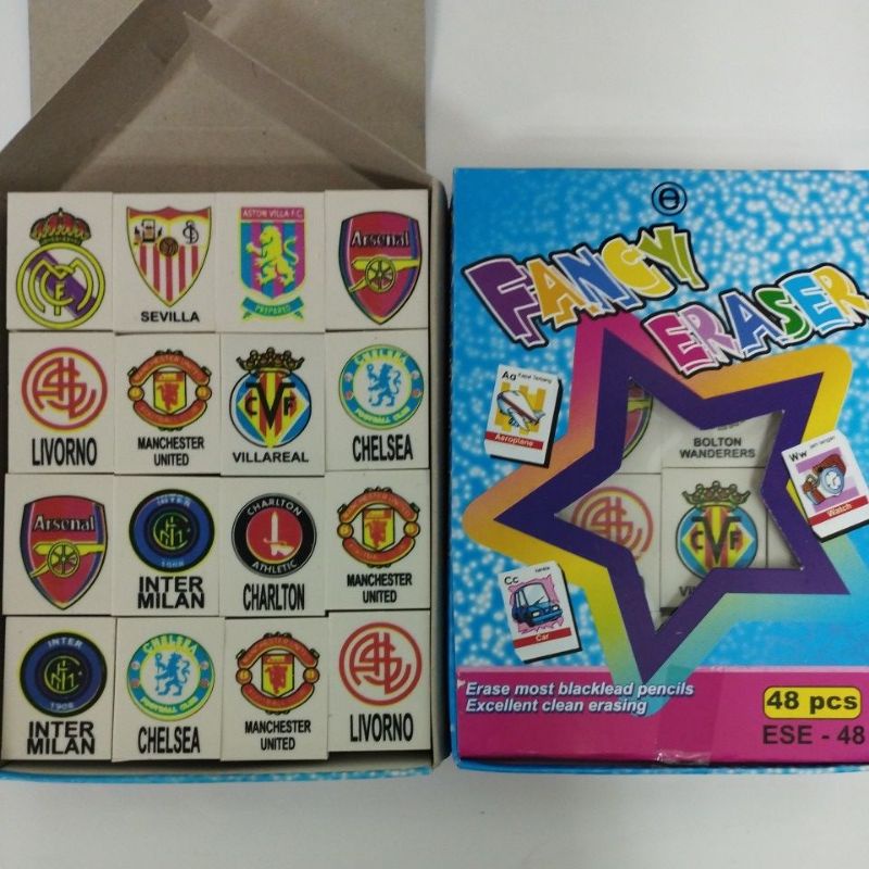 WORLD CUP FOOTBALL CLUB LOGO / POKEMON FANCY ERASER NEW SERIES 2022 ...