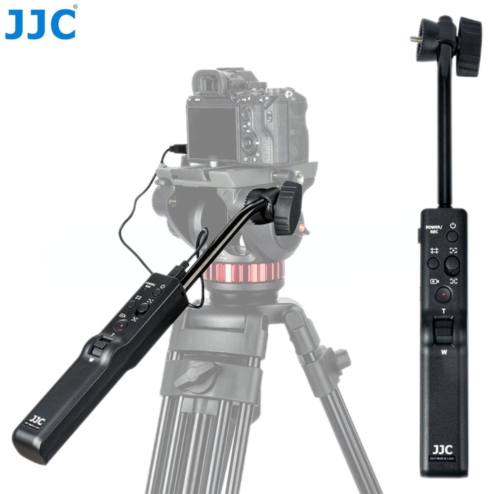JJC TPR-M1 Tripod Pan Bar Handle Remote Controller Panning Tilting Grip ...