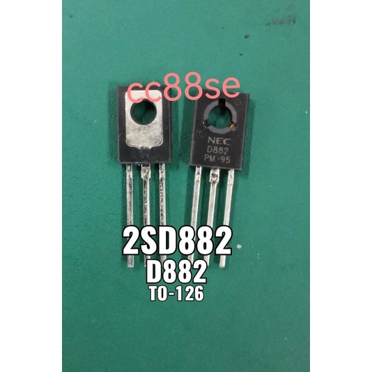 2SD882 D882 TO-126 N-CHANNEL TRANSISTOR | Shopee Malaysia