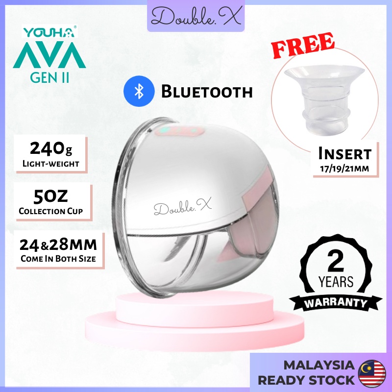 [Free Gift] YOUHA AVA GEN 2 BLUETOOTH WEARABLE BREASTPUMP Wireless ...