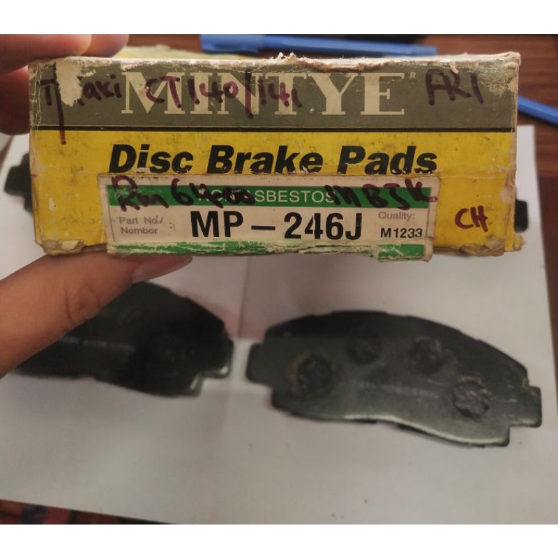 TOYOTA CT140 BRAKE PAD FRONT 04465-20290 | Shopee Malaysia