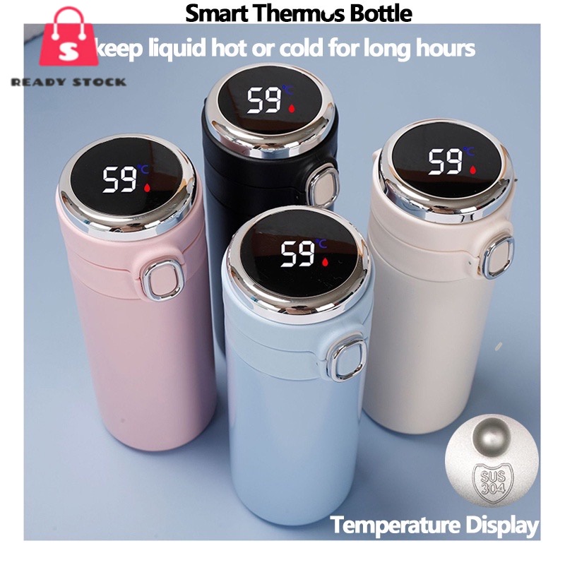 RSS_400ML New Thermos Smart LED Temperature Digital Display Vacuum ...