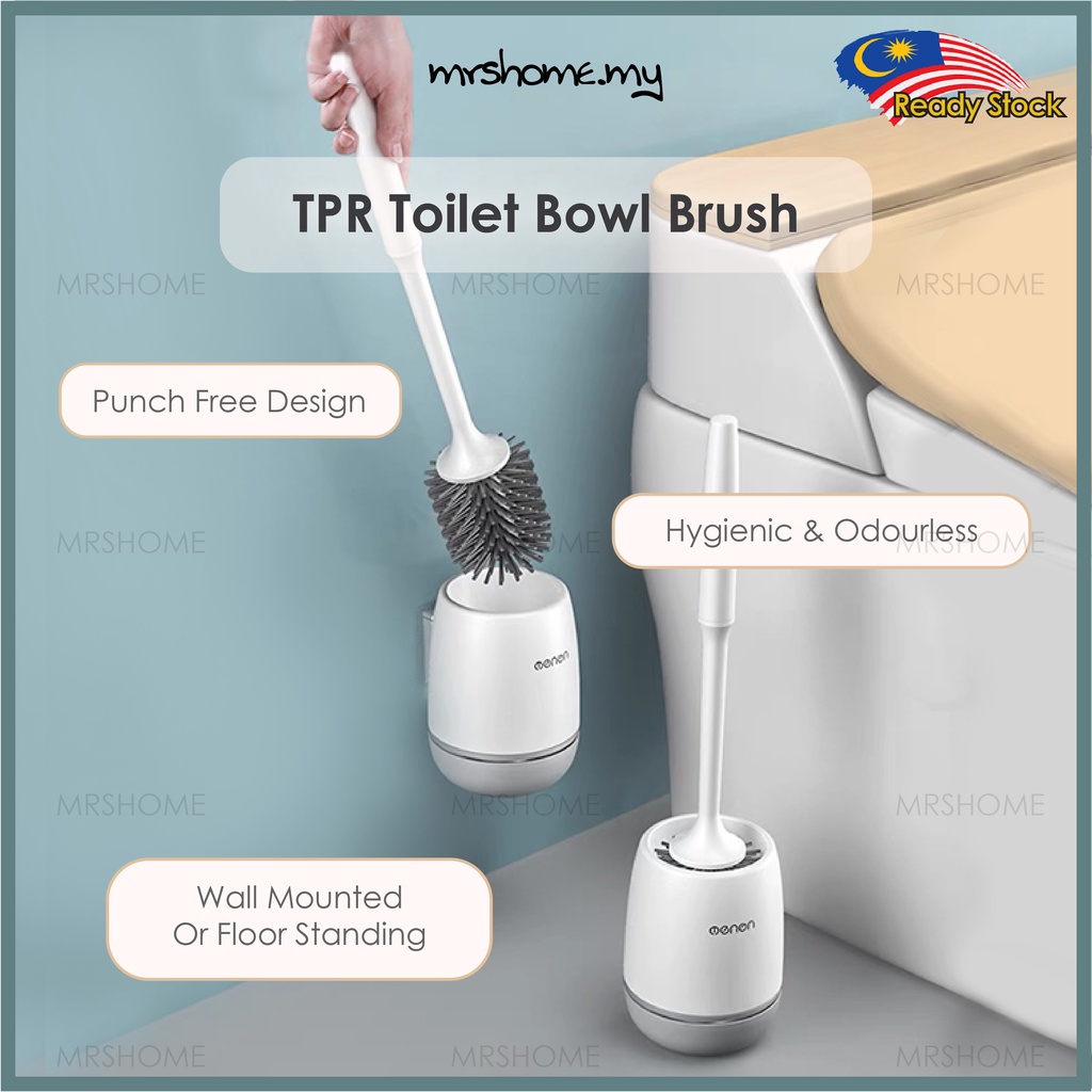 Silicone Toilet Brush/ Wall Mounted Toilet brush/ Toilet Cleaning Brush ...
