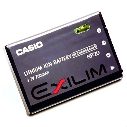Original Casio NP-20 Rechargeable Battery For Exilim EX-M1 EX-M2 EX-S1 ...