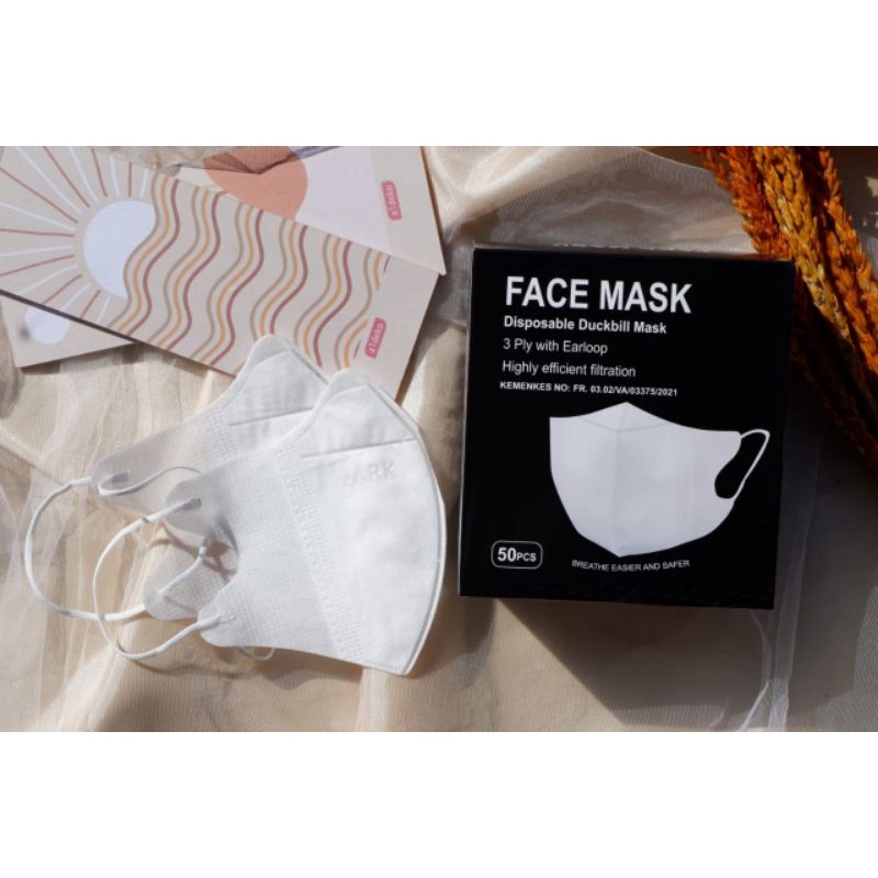Duckbill Mask PER BOX Of 50 pcs | Shopee Malaysia