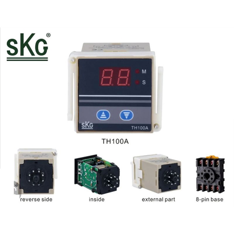 SKG TH100A TIMER CONTROLLER 4848MM (Terminal) or (Round Pin) | Shopee ...