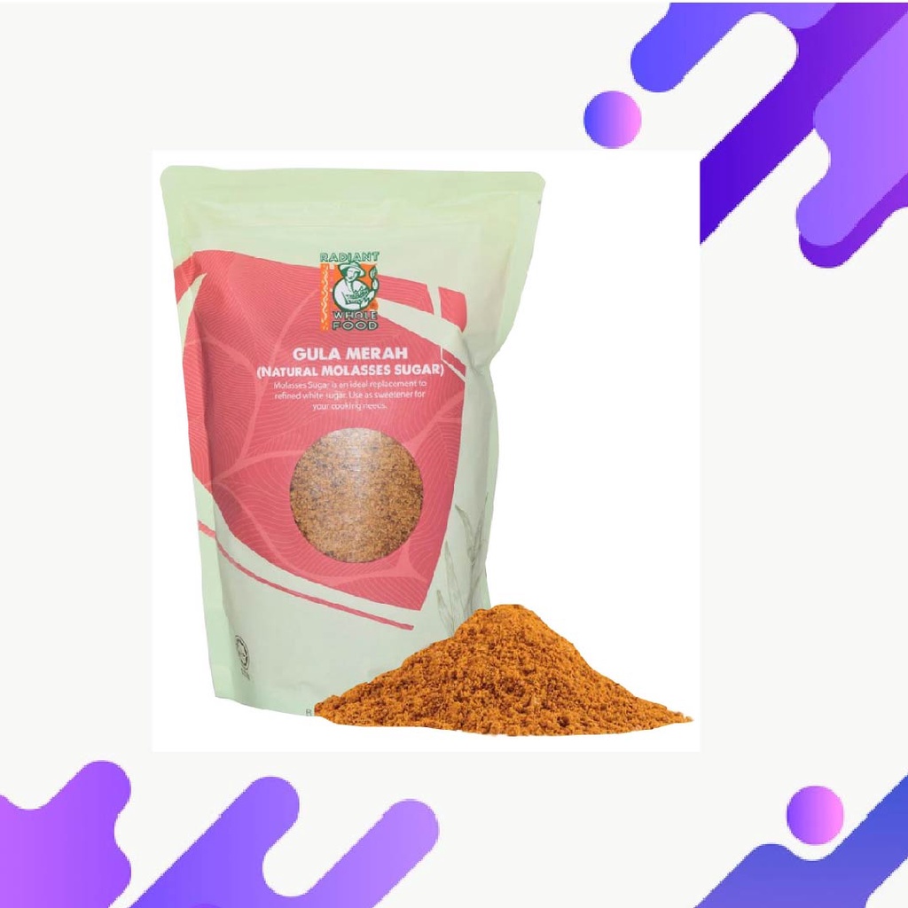 Radiant - Molasses Sugar (Gula Merah) 糖蜜糖 (红糖) 1kg | Shopee Malaysia