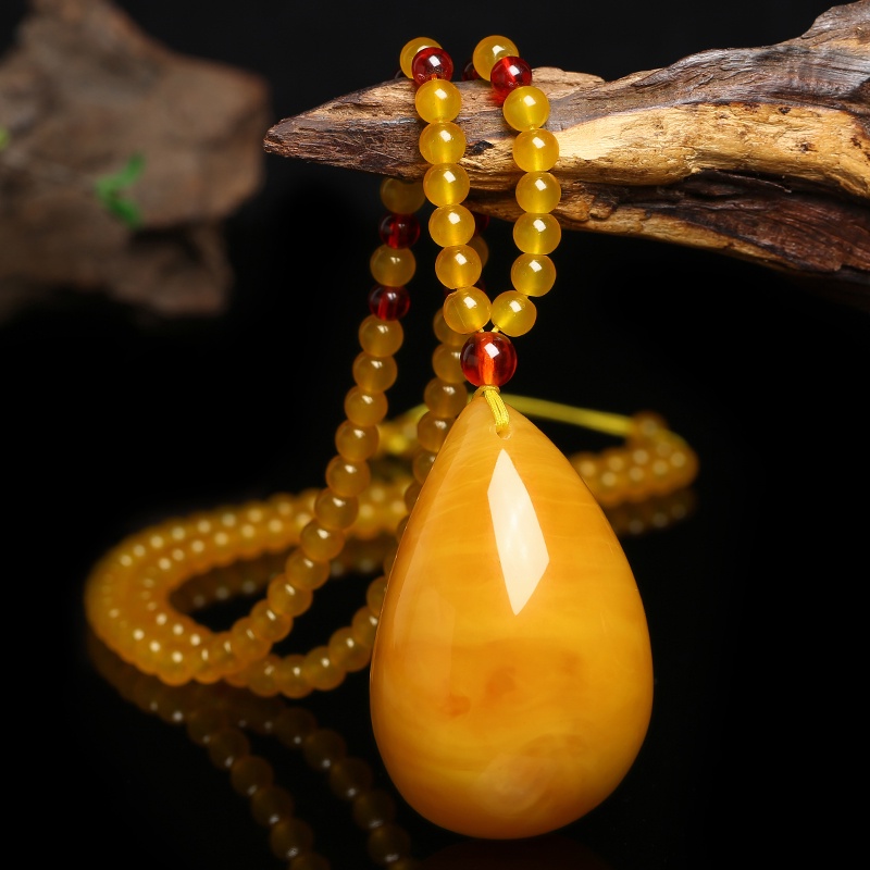 Loket titisan lilin lebah lama rantai baju sejuk ambar lelaki dan ...