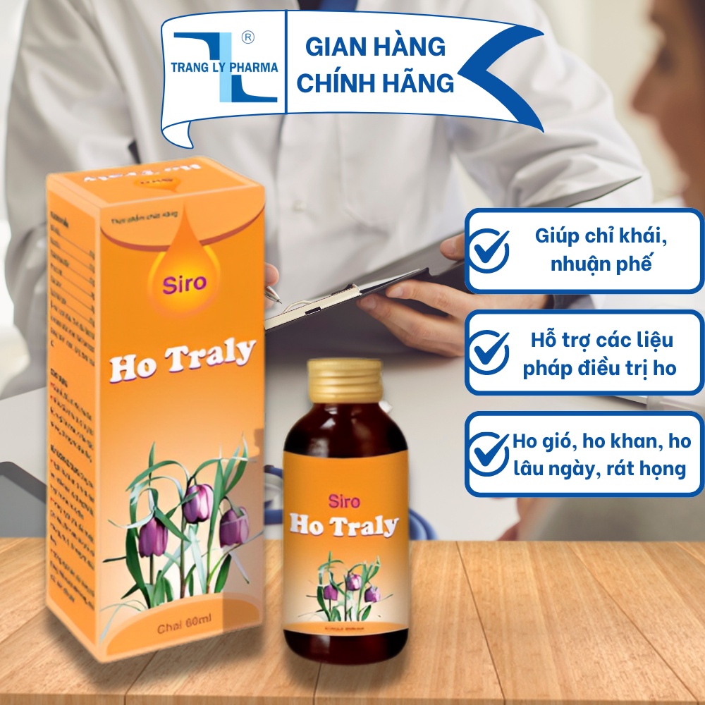 Traly Cough Syrup helps only soothe the lungs, supports the treatment ...