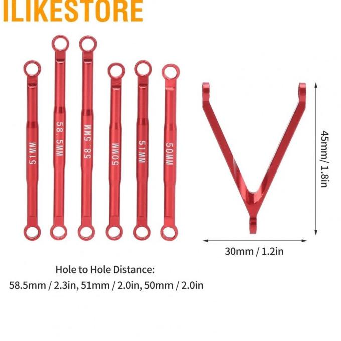 Aluminum Rod Linkage Pull Tire Kit Suspension Links Set For | Shopee ...