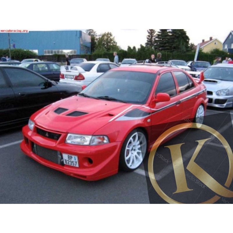 [Ready Stock]K023# EVOLUTION IV Body Stripes Vinyl Decal Stickers ...