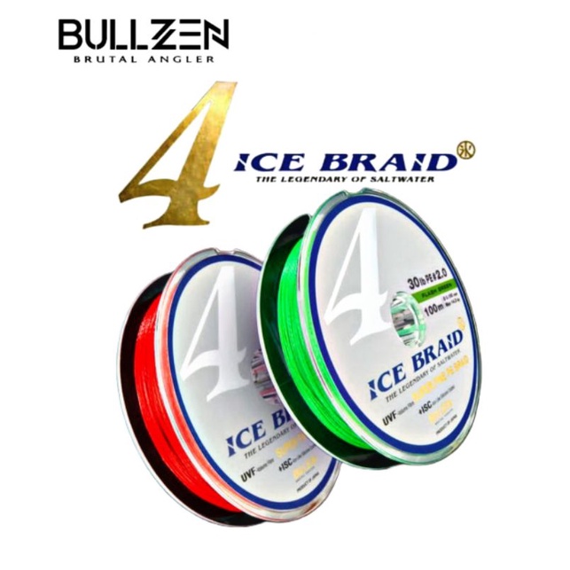 BULLZEN ICE BRAID 4 (100m) | Shopee Malaysia