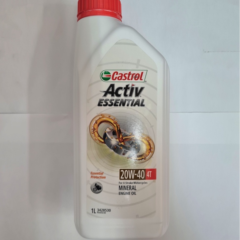 4T CASTROL GO ACTIV ESSENTIAL 20W-40 OIL MINYAK 100% ORIGINAL ...