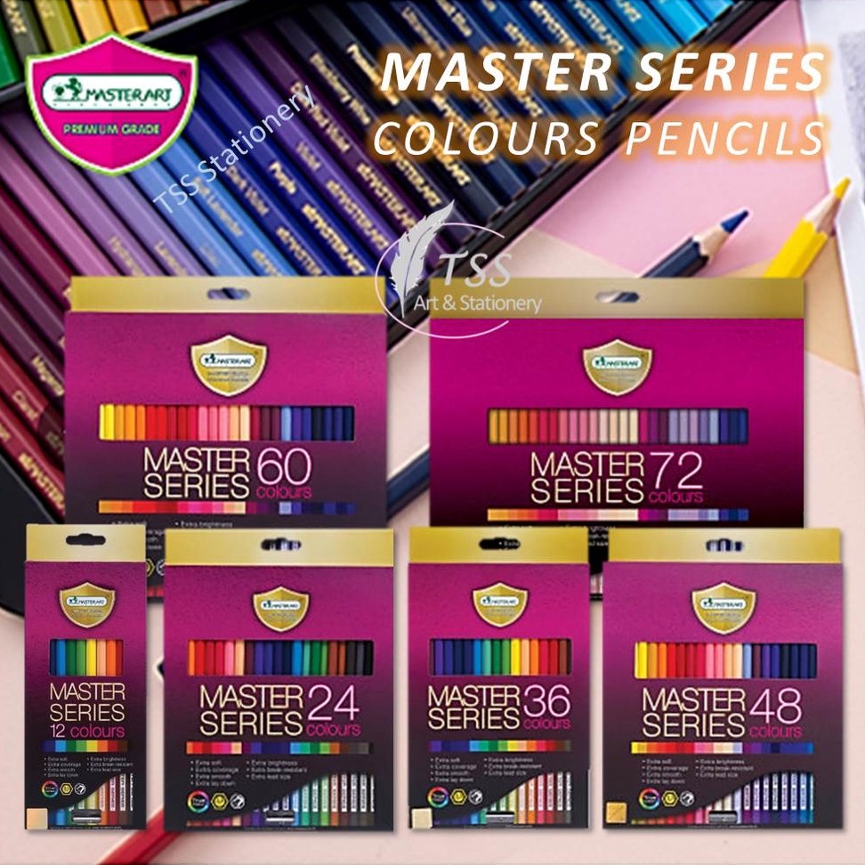 Master Art Colour Pencils Master Series 12 | 24 | 36 | 48 | 60 | 72 ...