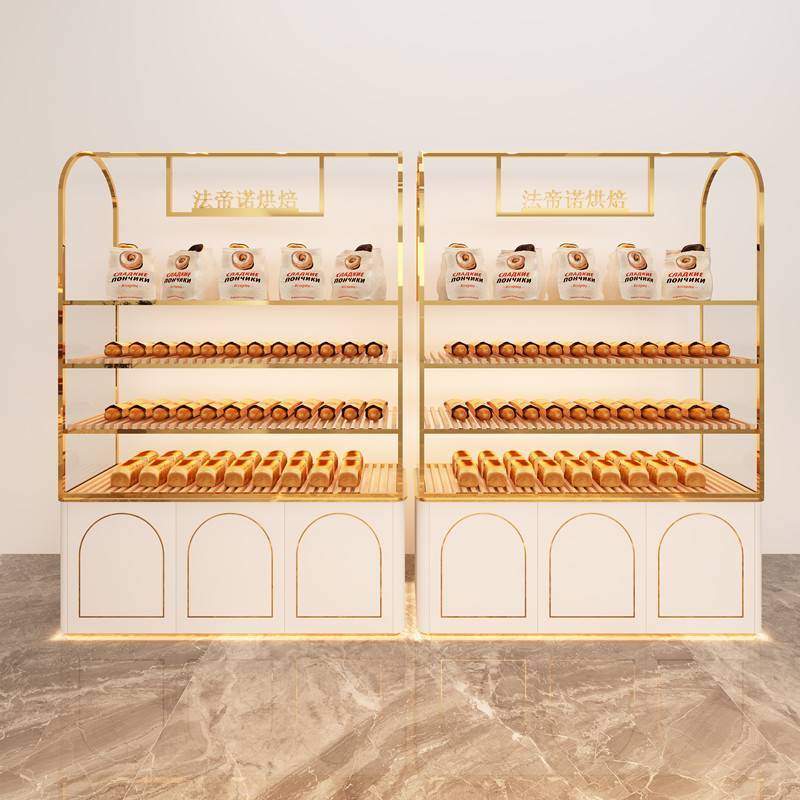 Bread display cabinet middle island cabinet commercial glass cake shop ...