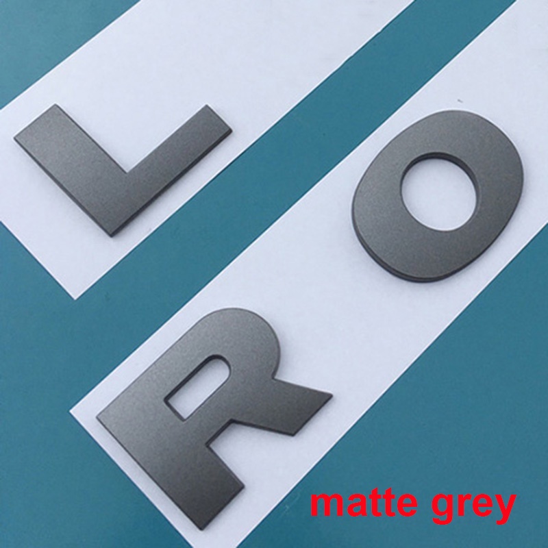 Top ABS Emblem Car Styling Hood Trunk Letters Logo Sticker For LAND ...