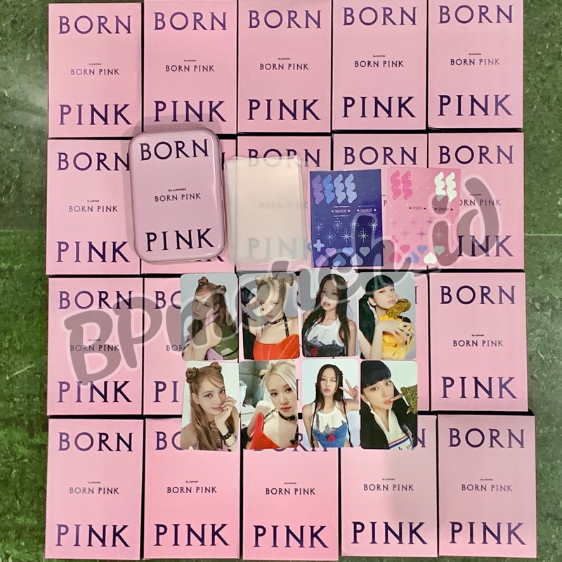 Blackpink BORN PINK MERCH MD PHOTOCARD + TOPLOADER KIT | Shopee Malaysia