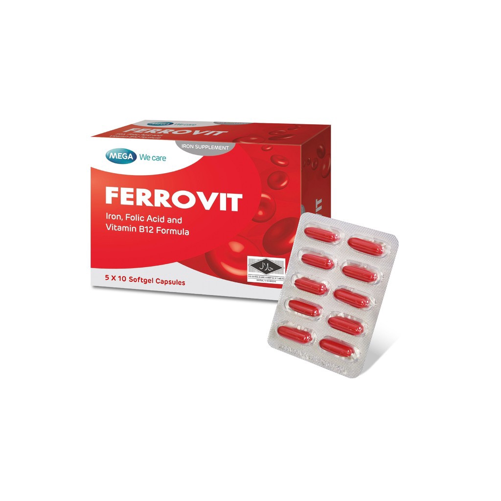 Mega Ferrovit 50's (Iron) | Shopee Malaysia