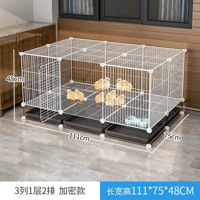 Small Chicken Cage Household Automatic Manure Cleaning Breeding Cage ...