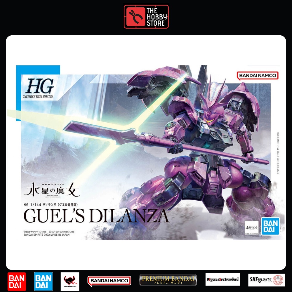 Bandai HG 1/144 Guel'S Dilanza (Guell Exclusive Machine) (Mobile Suit Gundam : The Witch From ...