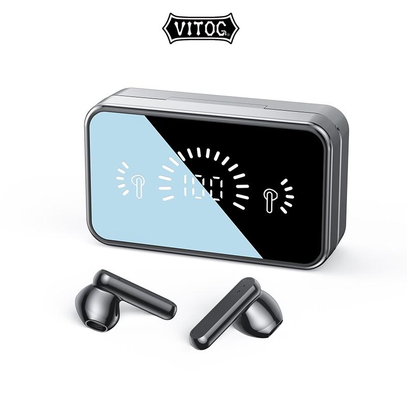 Vitog S20 Mirror Bluetooth 5.2 Wireless Headphones with 3D Touch LED ...