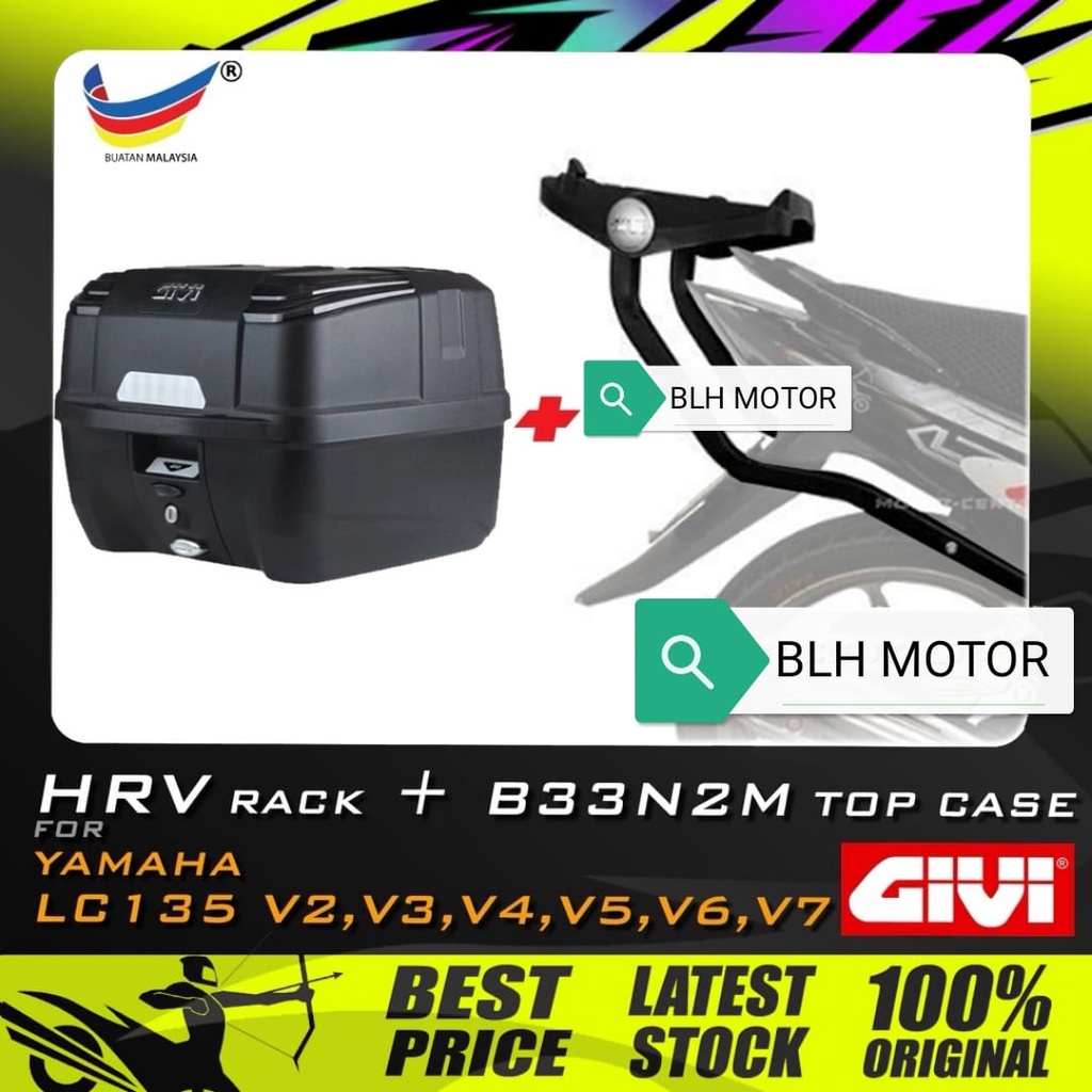 100% ORI } GIVI RACK + BOX LC135 135LC V1 / V2 / V3 / V4 / V5 / V6 / V7 ...