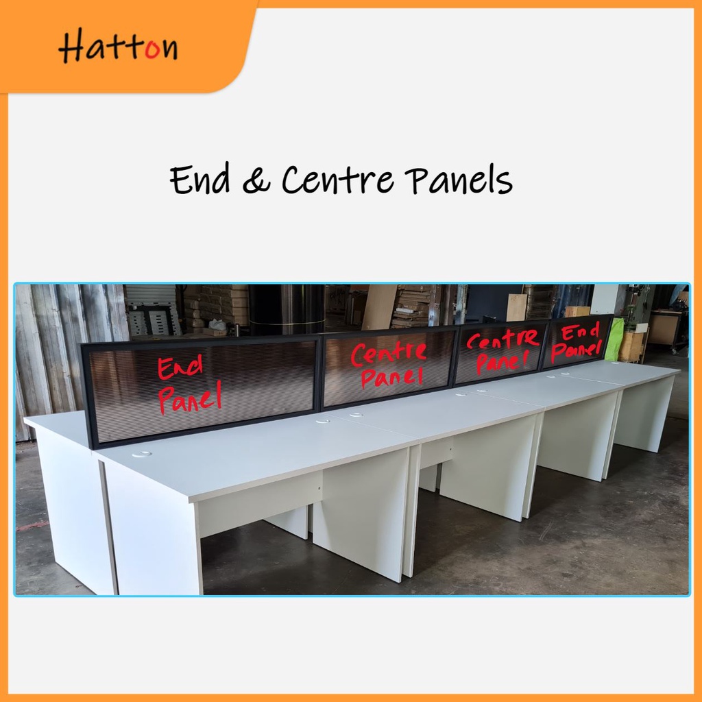 Hatton Table Partition Office Desk Divider | Space Panel Divider | ONLY ...