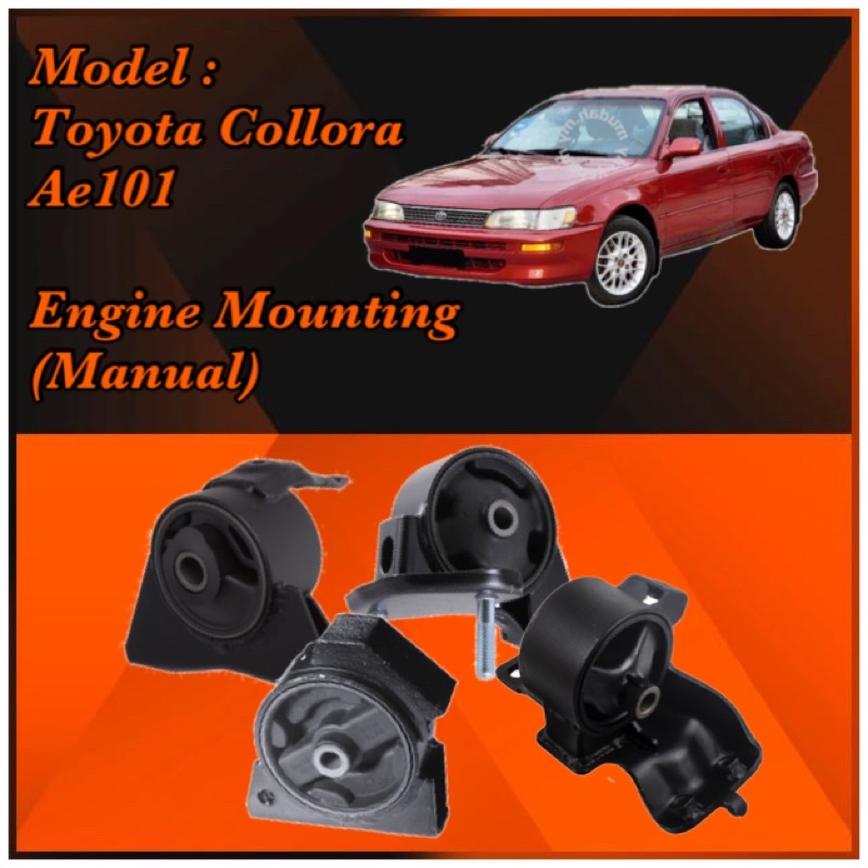 Toyota Corolla SEG Ae101 (Manual) Engine Mounting | Shopee Malaysia