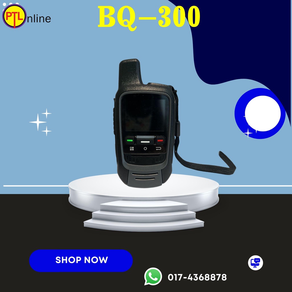 Zello BQ-300 Walkie Talkie Simcard Talkie No Distance Limit 4G Android ...
