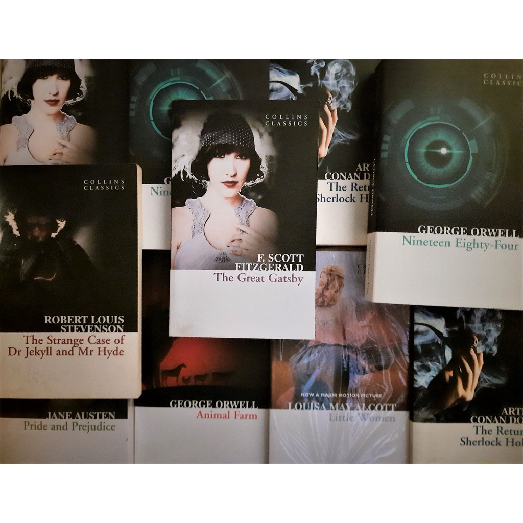 Collins Classics books - Jane Austen, George Orwell, Mary Shelley, F ...