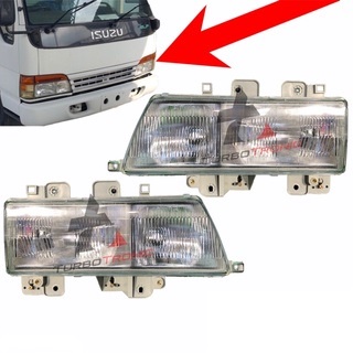 ISUZU NPR NHR HICOM Headlamp 2 bulb 12V/24V | Shopee Malaysia