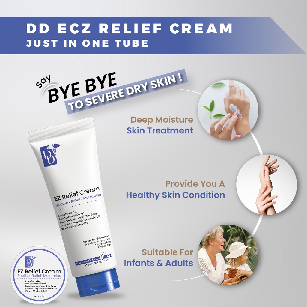 Alpro Pharmacy Exclusive - DD EZ Relief Cream (for Dry, Itchy Skin ...