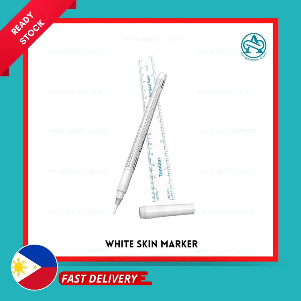 Skin Marker White (with Ruler) | Shopee Malaysia