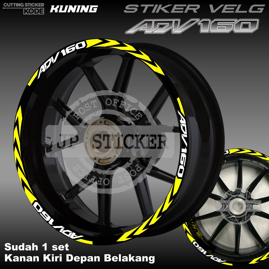 Honda ADV 160 JP13 Velk Sticker Rim Sticker | Shopee Malaysia