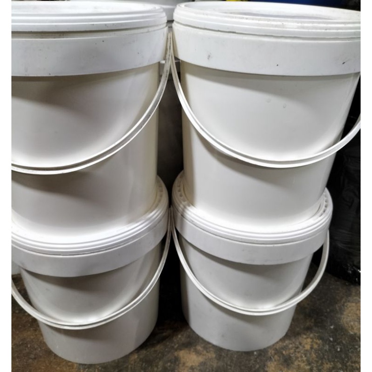 Used Empty Plastic Pail Food Grade With Cover | Shopee Malaysia