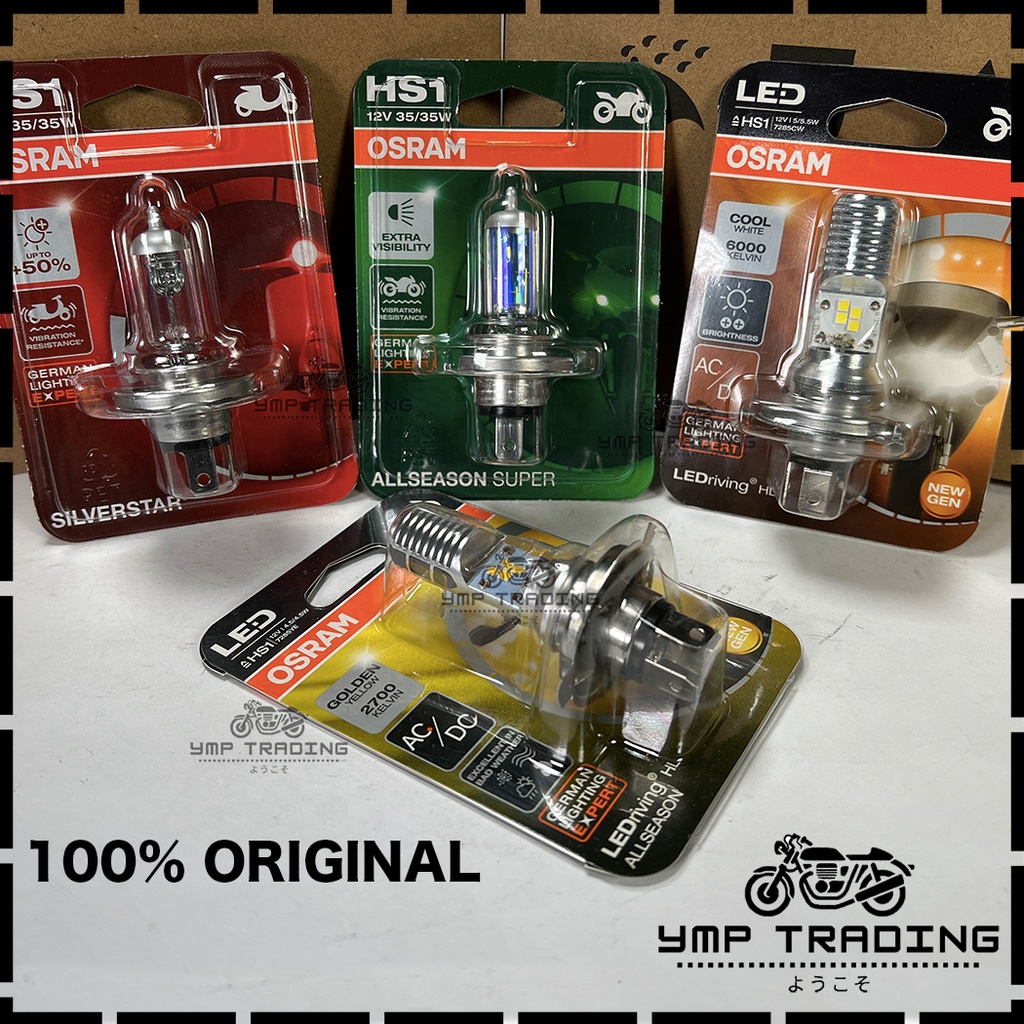 OSRAM HS1 H4 LED ORIGINAL MENTOL COOL BLUE SILVERSTAR ALL SEASON SUPER ...