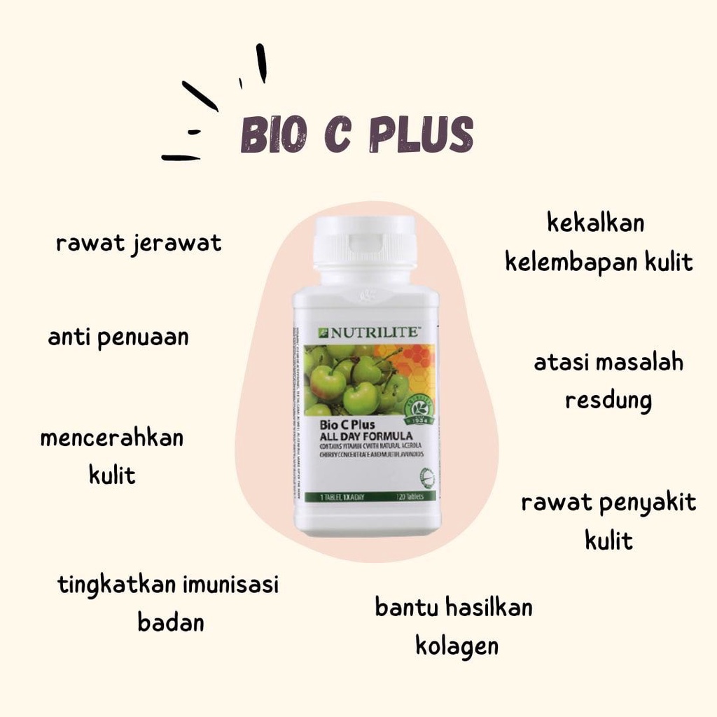 Nutrilite Bio C Plus All Day Formula | Shopee Malaysia
