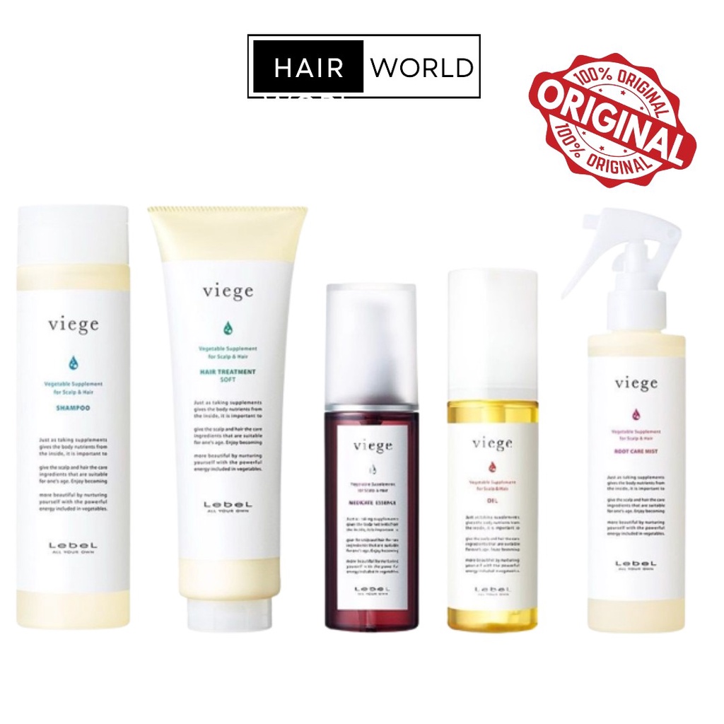 Lebel viege shampoo / treatment / essence / oil (READY STOCK) | Shopee ...