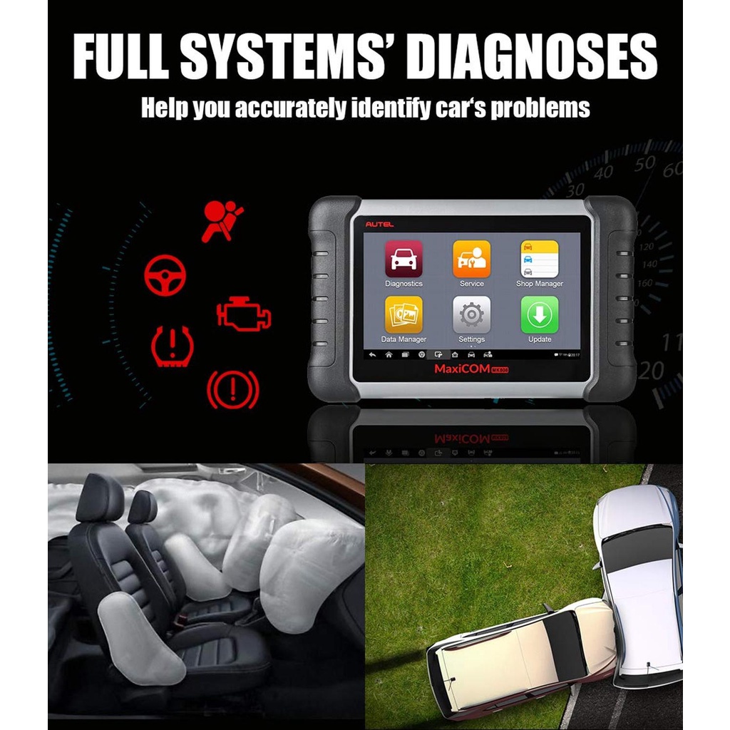 Autel MaxiCOM MK808 MX808 diagnostic scanner automotivo tool full ...