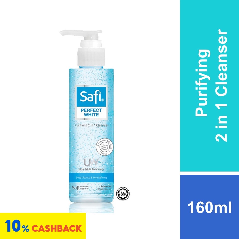 SAFI Perfect White Purifying 2 in 1 Cleanser 160ML | Shopee Malaysia