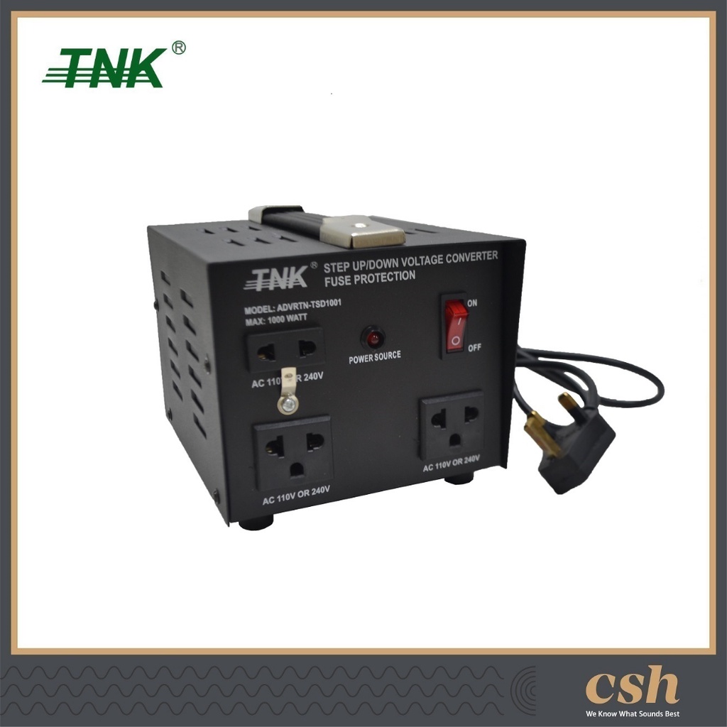 TNK TSD1001 1000W Step Up/Down Voltage Converter [For convert from 240 ...