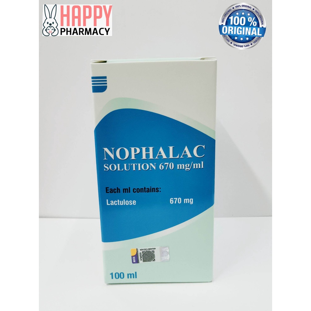 🔥ORIGINAL🔥 NOPHALAC ORAL SOLUTION LACTULOSE 100ML [EXP:6/25] UBAT ...