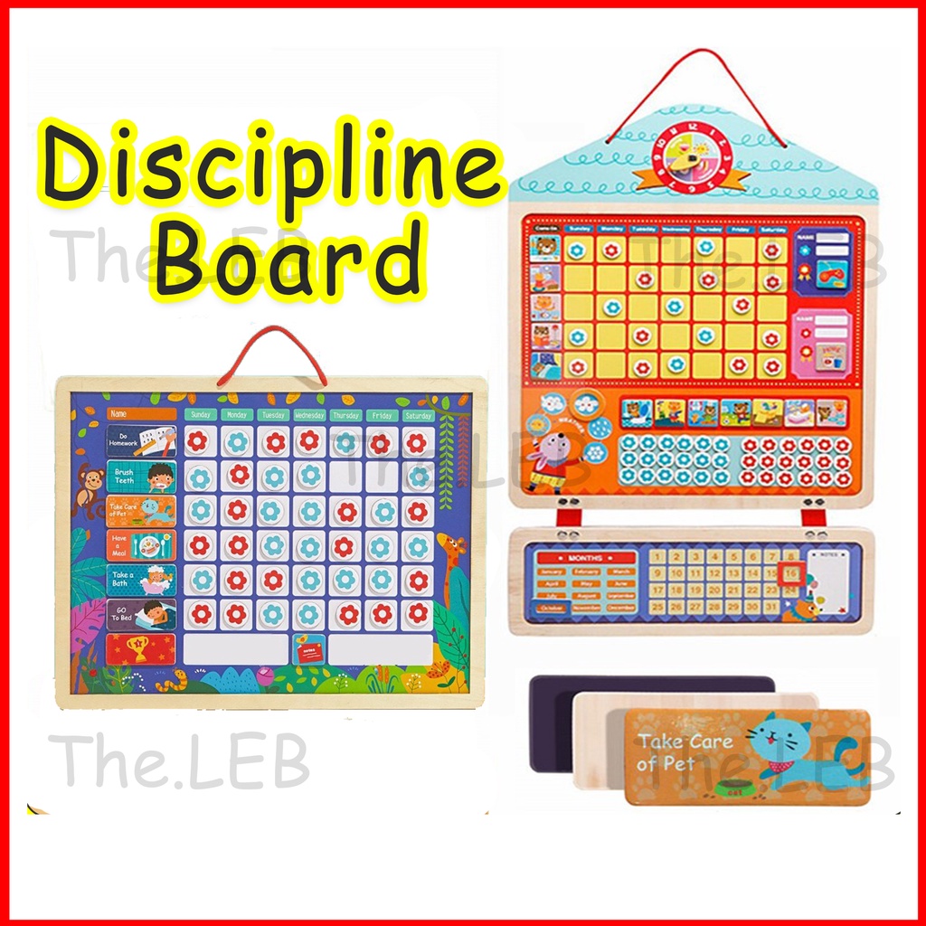 Magnetic Discipline Responsibility Chart Wooden Reward Activity Good ...