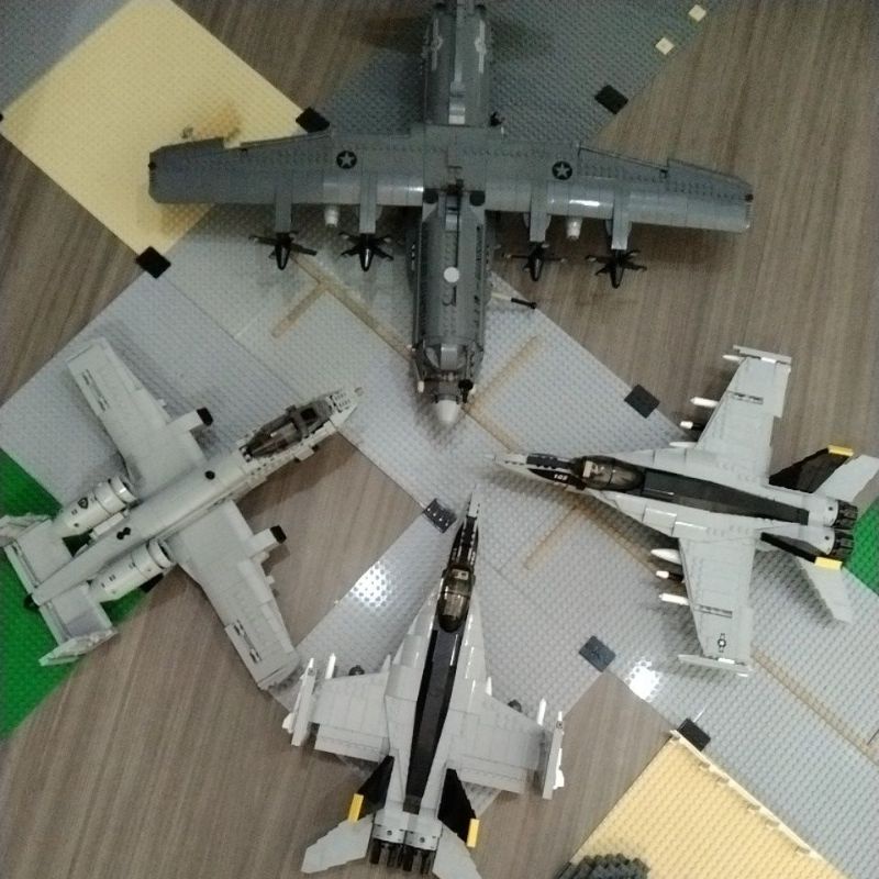 682PCS Sluban 0838 F18 Super Hornet Building Blocks Children Diy Toys ...