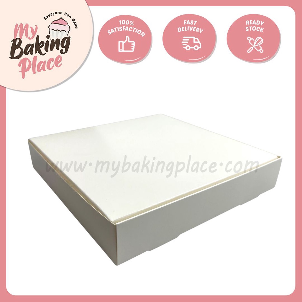 Kotak Pizza White Box Pizza Box Donut Box Art Card Kotak Talam Kotak ...