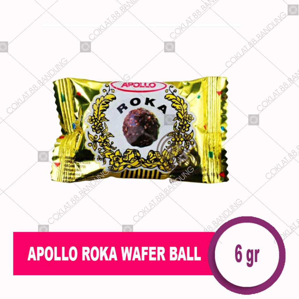 Apollo ROKA WAFER BALL 6 GR CHOCOLATE, CHOCOLATE BALL ROKA MALAYSIA ...