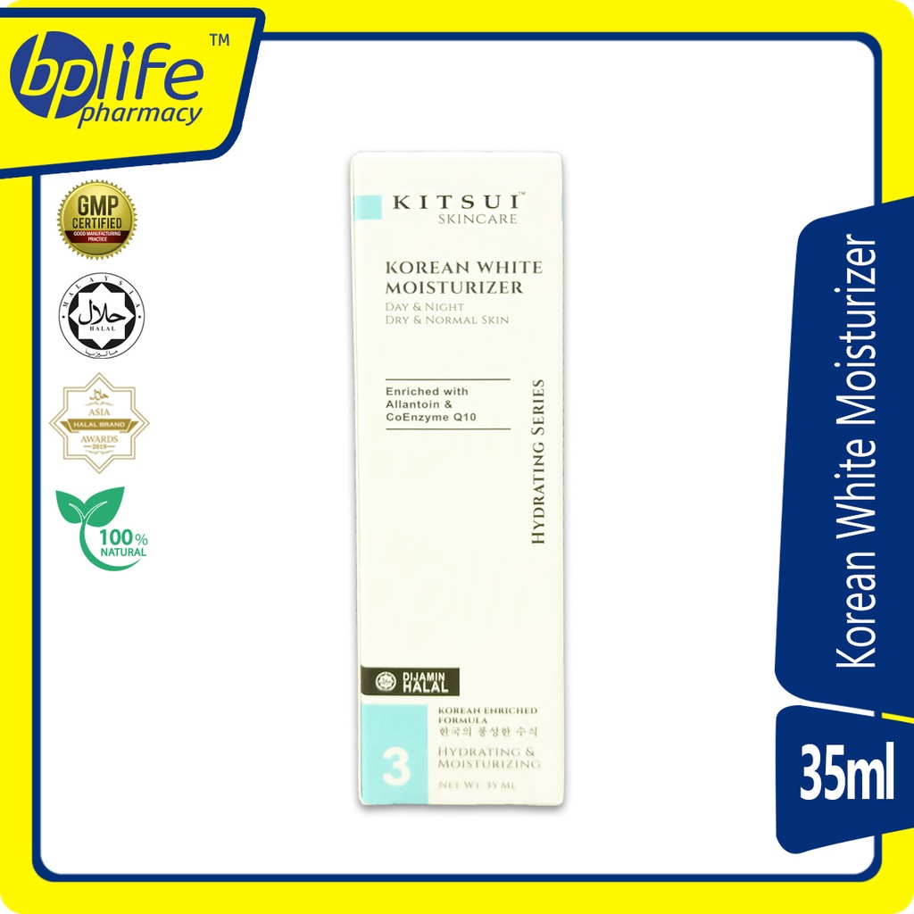 Kitsui Korean White Moisturizer 35ml (Normal & Dry Skin) | Shopee Malaysia
